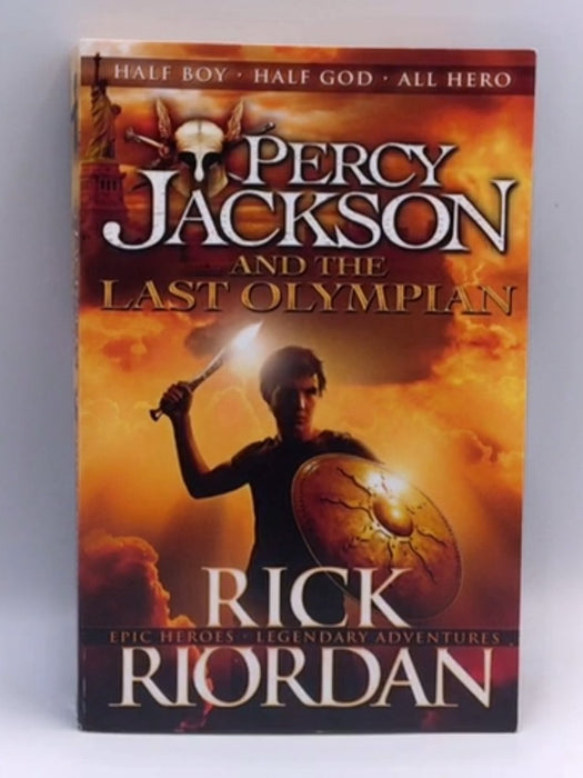 Percy Jackson The Last Olympian Book Cover